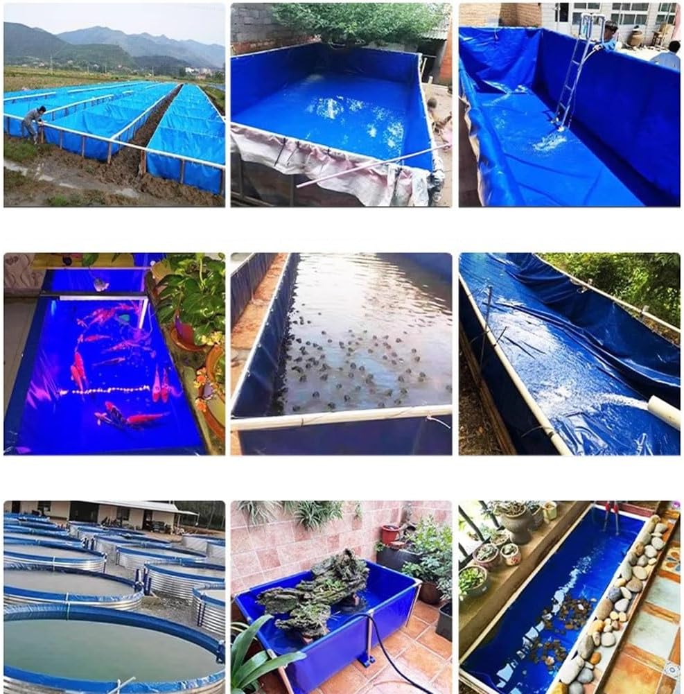 Canvas Fish Pond Foldable Water Storage Tank Aquaculture Pool Fish Pool ...
