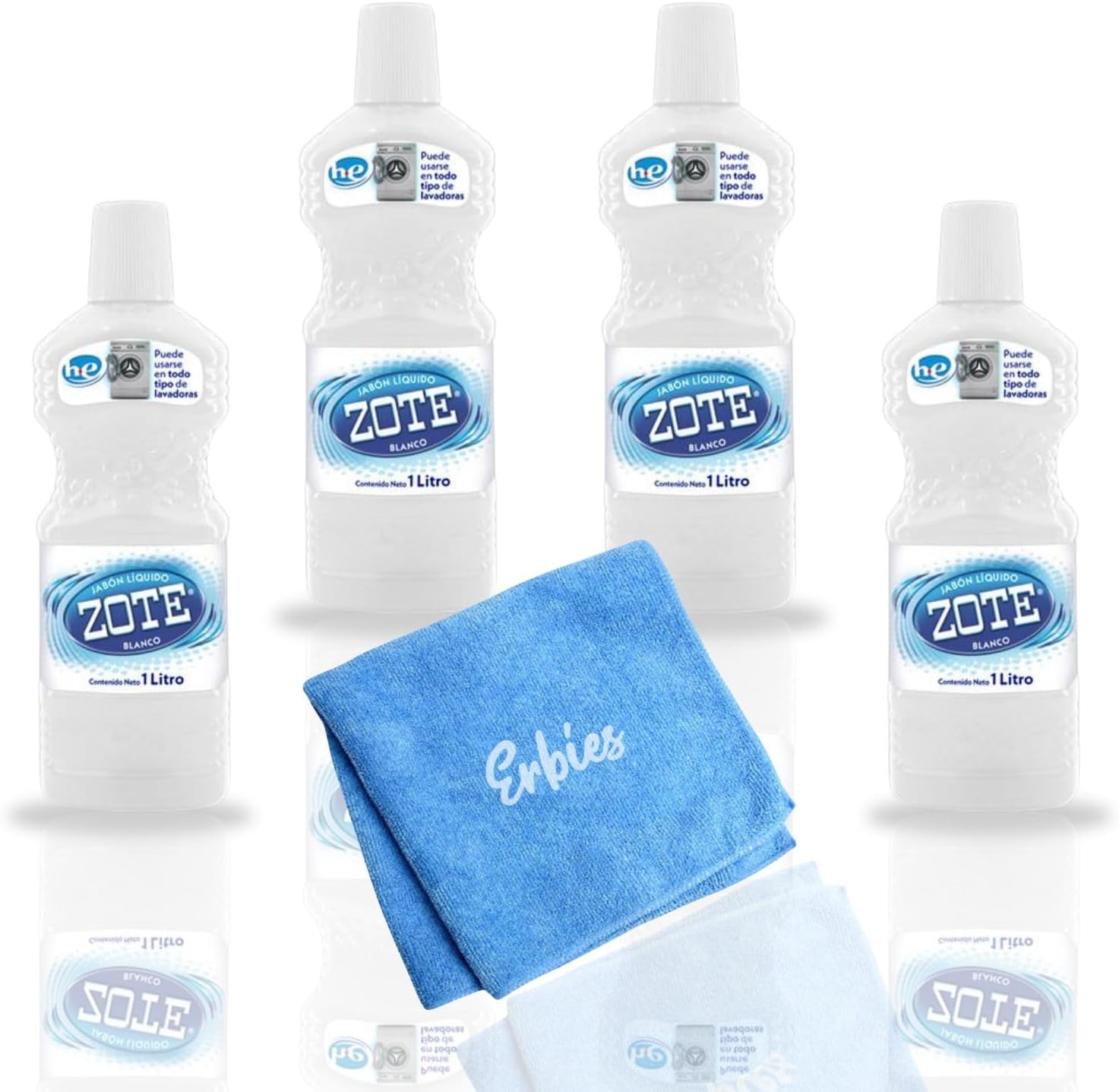 Amazon.com: Erbies bundle of Zote Liquid Soap - 1 Liter 33.8oz (Pack of ...