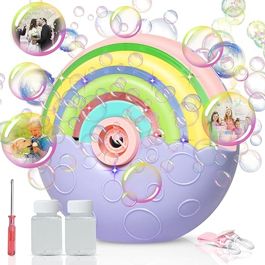 Bubble Machine, Panamalar Automatic Bubble Maker Toy for Kids Toddlers ...