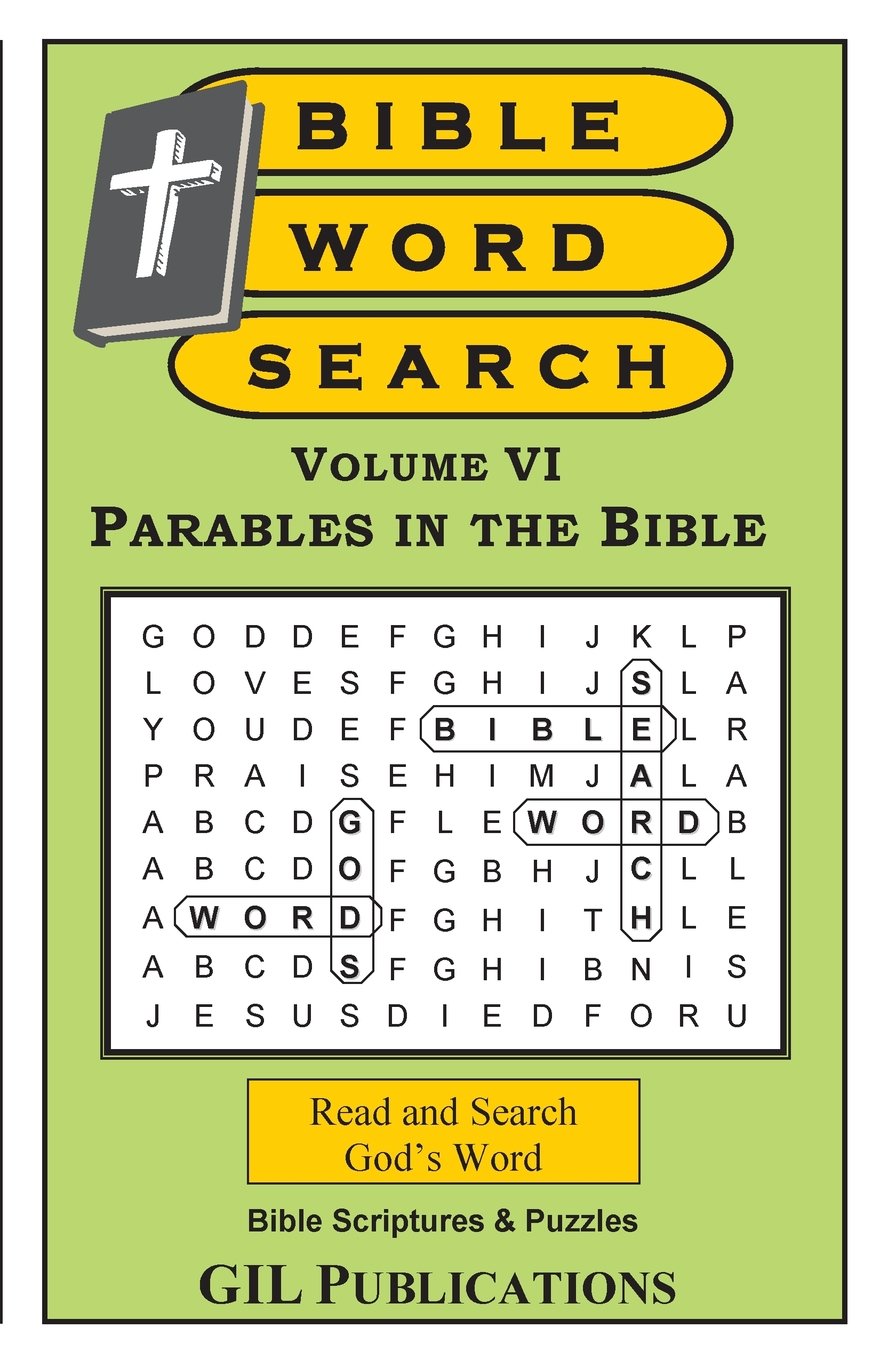 Bible Word Search, Volume VI: Parables in the Bible: Volume VI ...