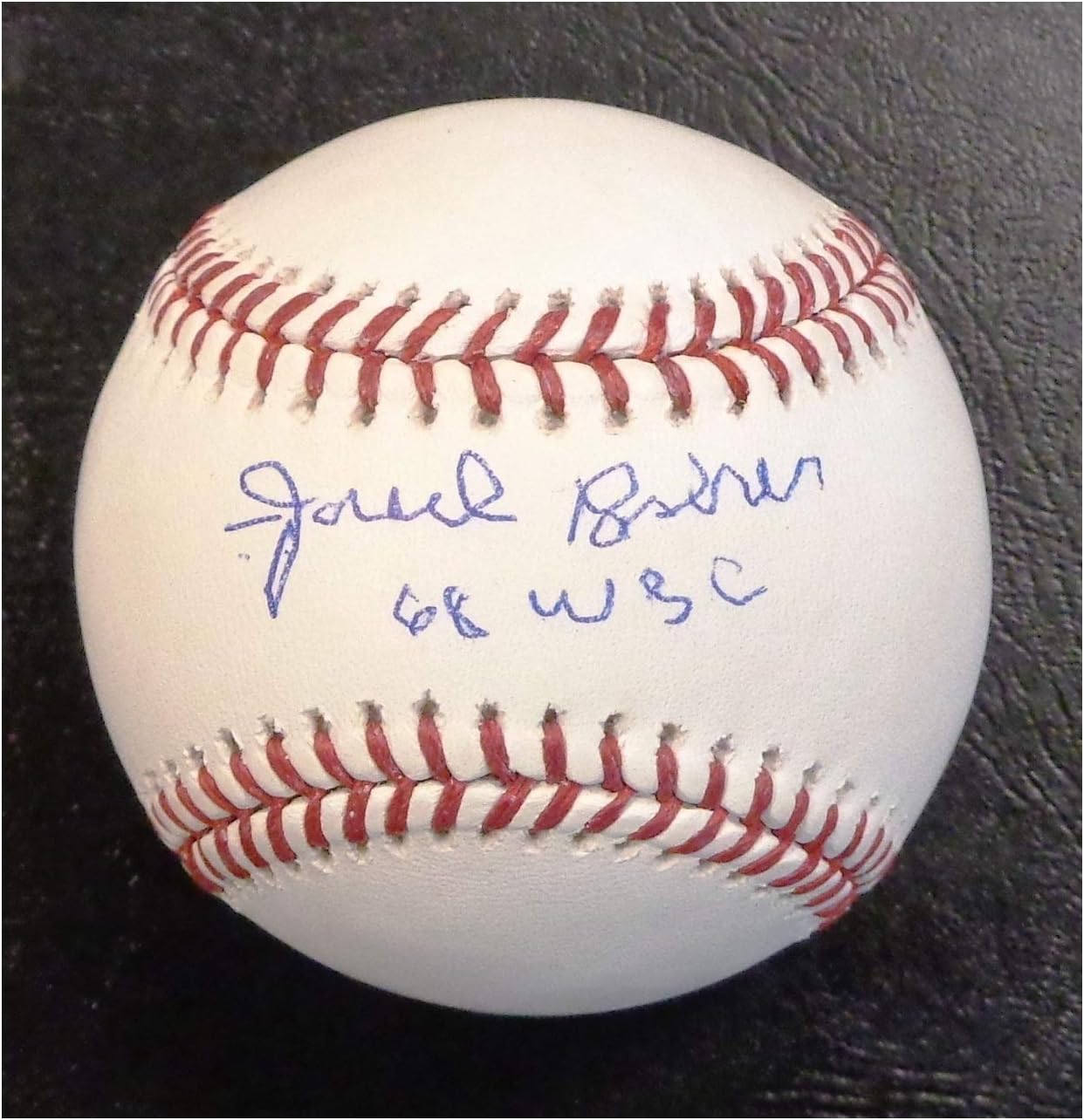 Fred Lasher Autographed Baseball - Official Major League w/"68 WSC" at ...