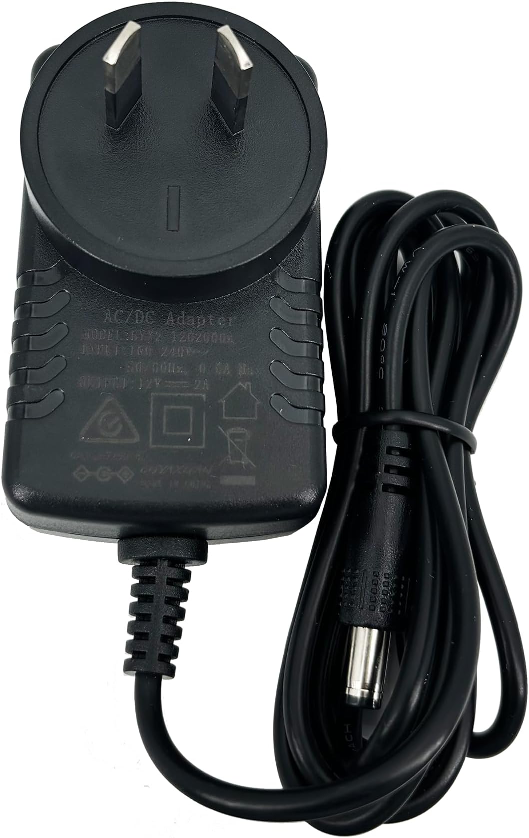 Adapter AC DC 12V 2A Power Supply AC 100-240V to DC 12V 2A Universal ...