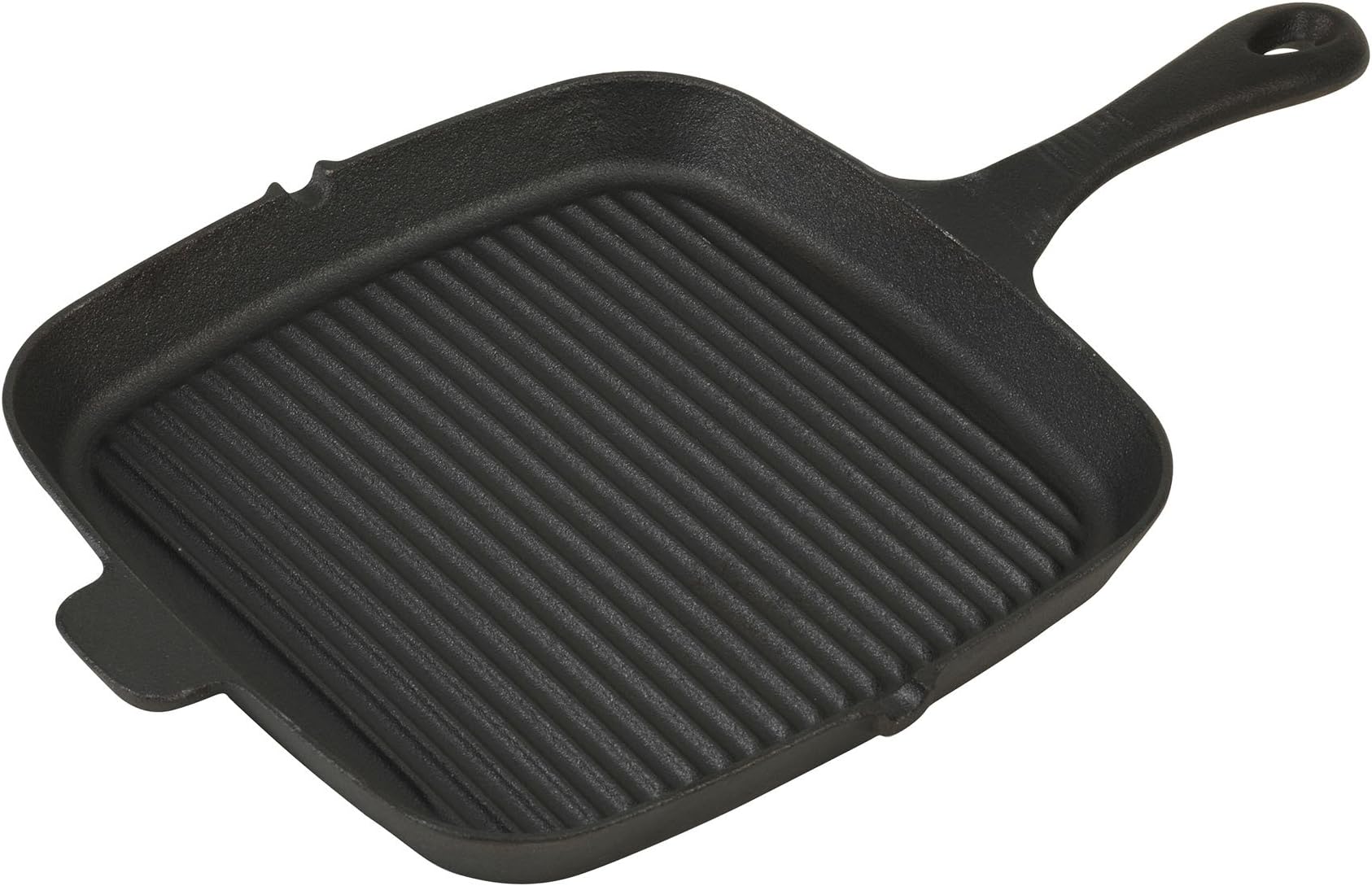 Amazon.com: Lodge L8SGP3 Cast Iron Square Grill Pan, Pre-Seasoned, 10.5 ...