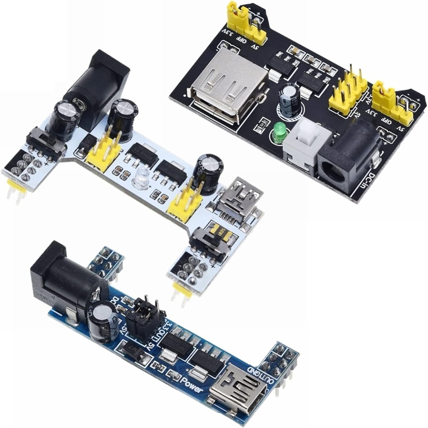 Amazon.com: KENID Mb-102 Breadboard Power Supply Module /mb102 White ...