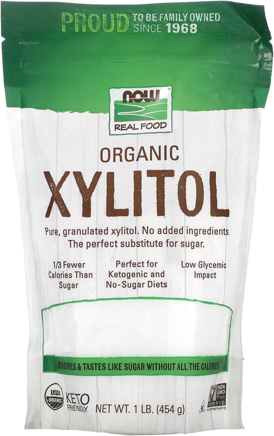 Amazon.com: NOW Foods, Xylitol, Pure with No Added Ingredients, Keto ...