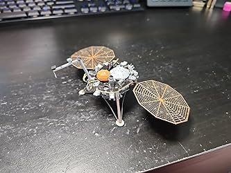 Amazon.com: Metal Earth Insight Mars Lander 3D Laser Cut Miniature ...