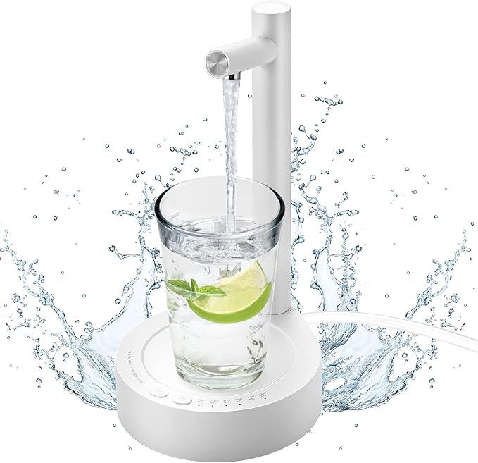 AUAUY Desktop Water Bottle Dispenser, Smart 6 Levels Table Top Water ...
