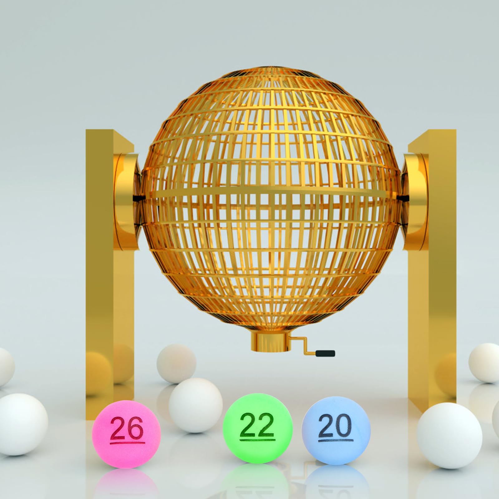 Snapklik.com : 30pcs 1 30 Ball Numbered Pong Ball Prize Game Ball ...