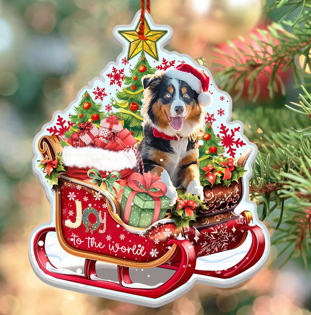 Amazon.com: Australian Shepherd Christmas Ornament for Australian ...