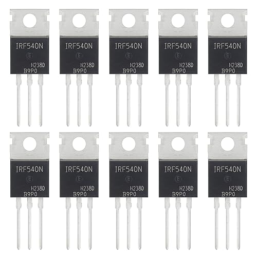 Snapklik.com : ALLECIN IRF540 IRF540N MOSFET Transistors 33A 100V ...