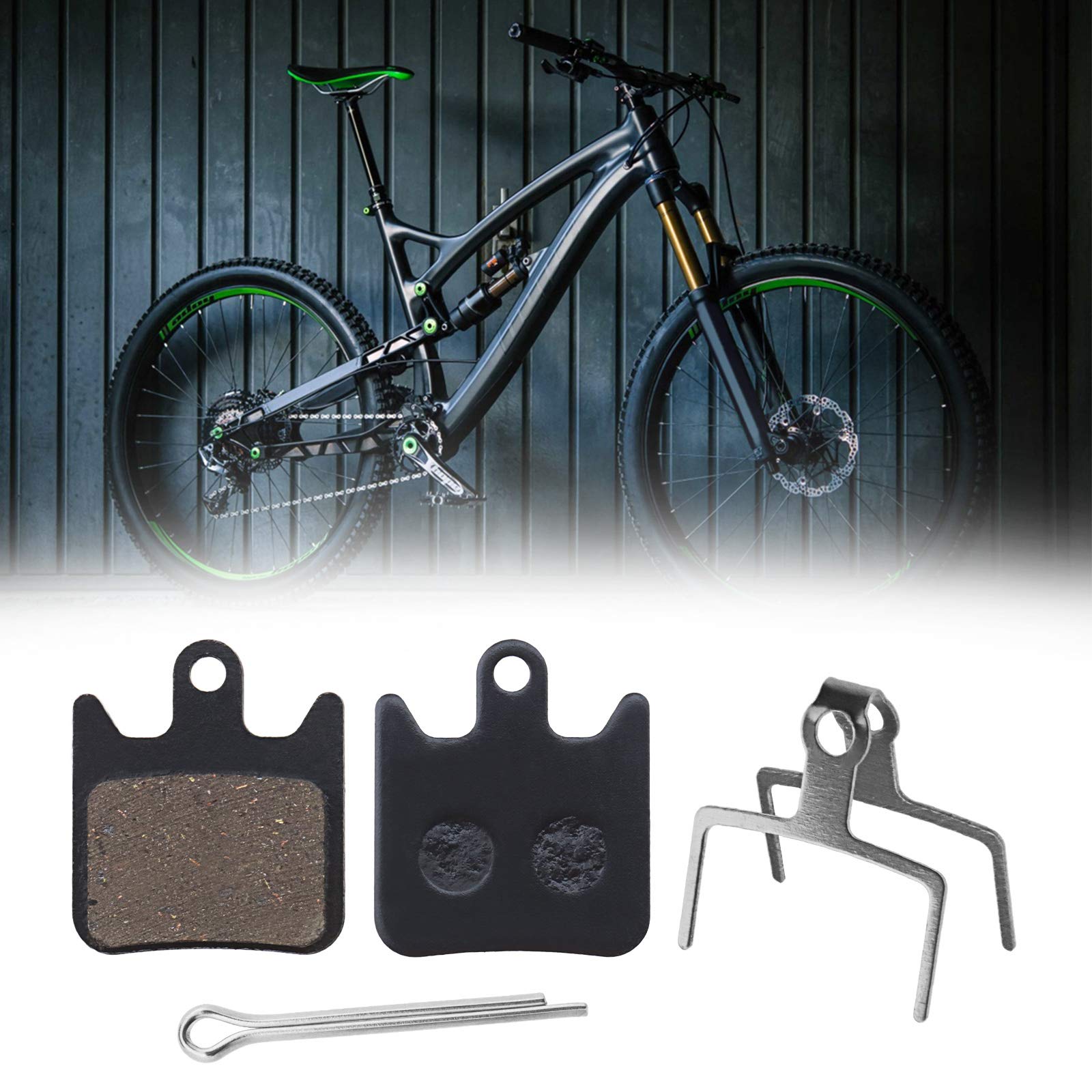 Mtb Brake Pads BUCKLOS 2 Pairs Multi Metallic Bike Disc Brake Pads ...