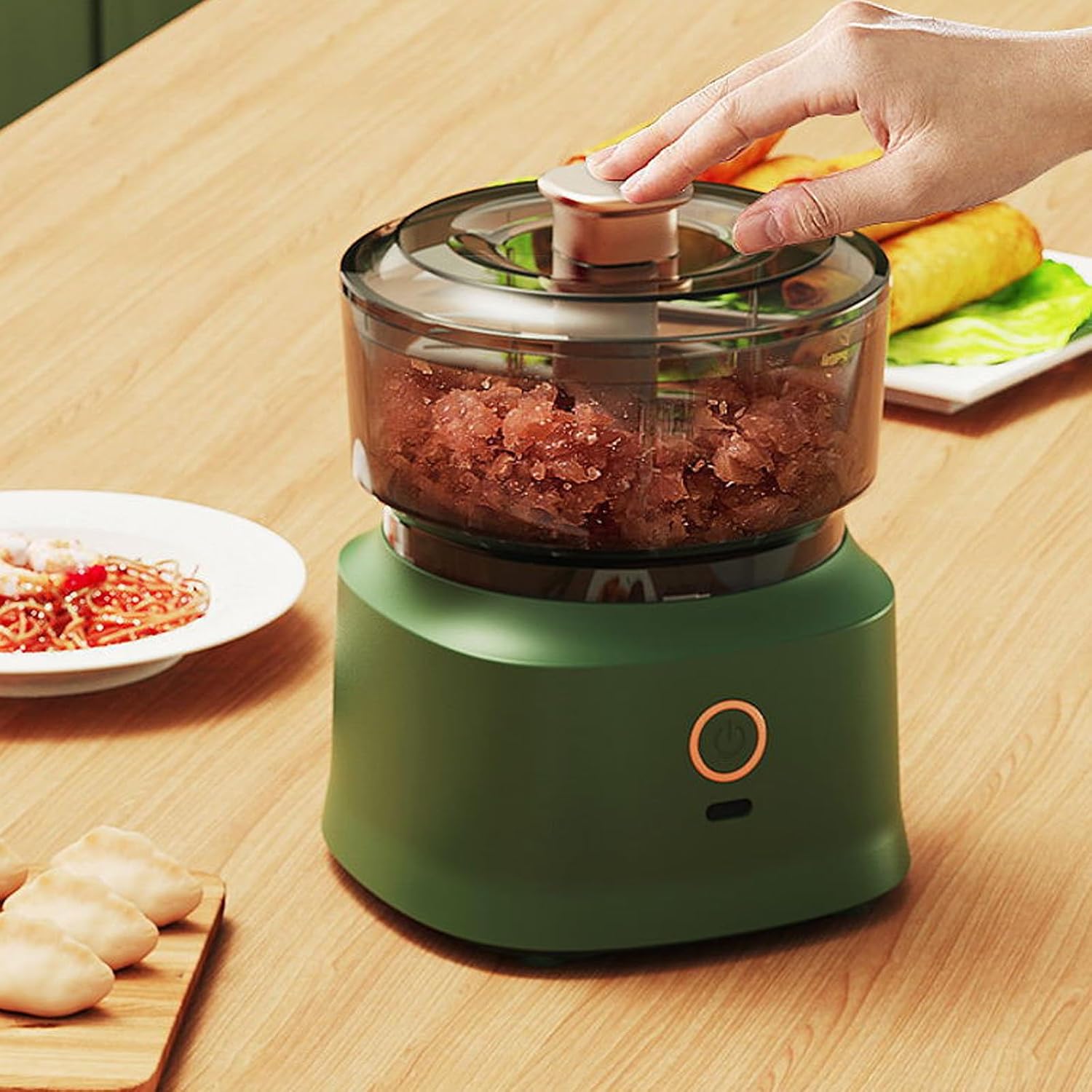 Amazon.com: Quixal Electric Garlic Chopper - Rechargeable Mini Food ...