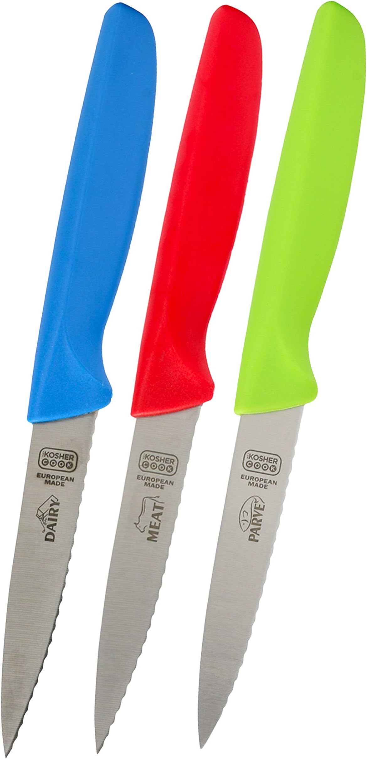 Amazon.com: The Kosher Cook Kitchen Knife 5-Piece Set - 4 inches ...