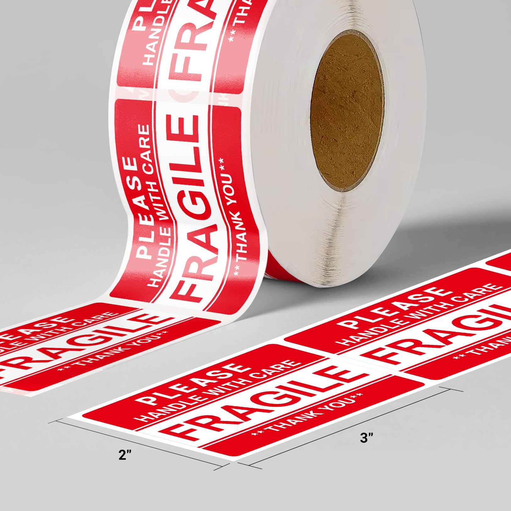 Snapklik.com : 3 X 2 Fragile Stickers For Shipping And Moving, 500 Pcs ...