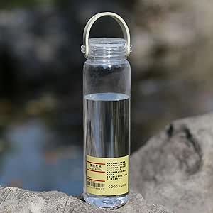 Amazon｜IOLOYU 水筒 400ml ウォーターボトル おしゃれ water bottle 洗いやすい 軽量 水筒 男の子 女の子 プラスチック スポーツボトル クリアドリンクボトル ...