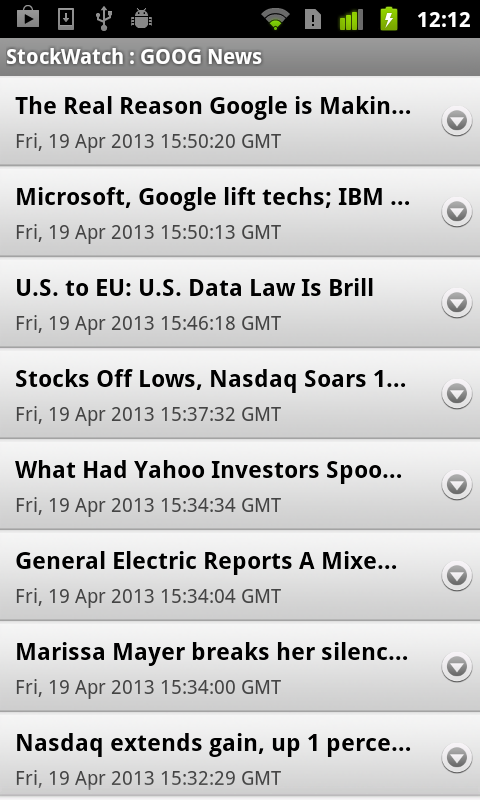 StockWatch - App on Amazon Appstore