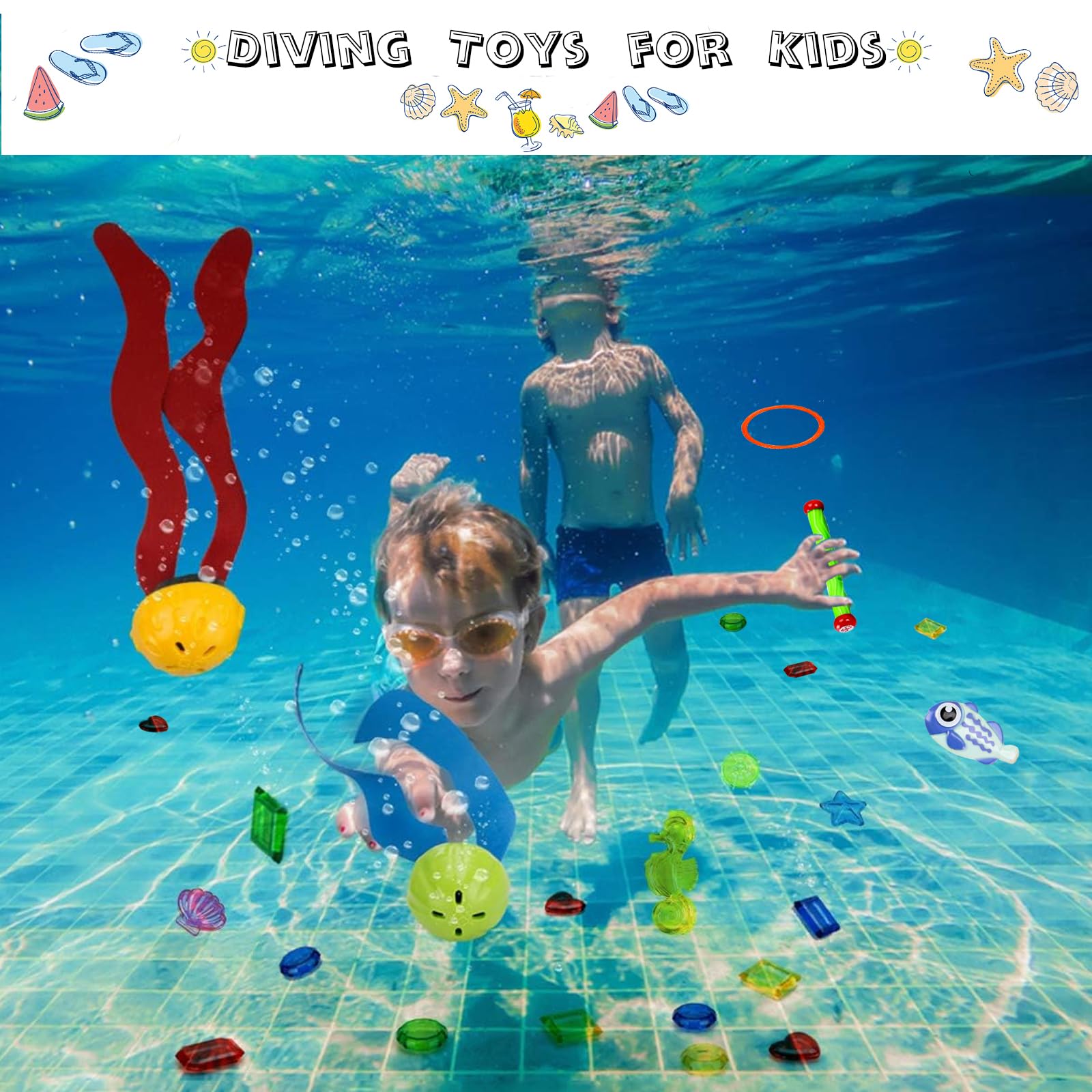 Snapklik.com : Cakuni Underwater Swim Pool Diving Toys - Summer ...