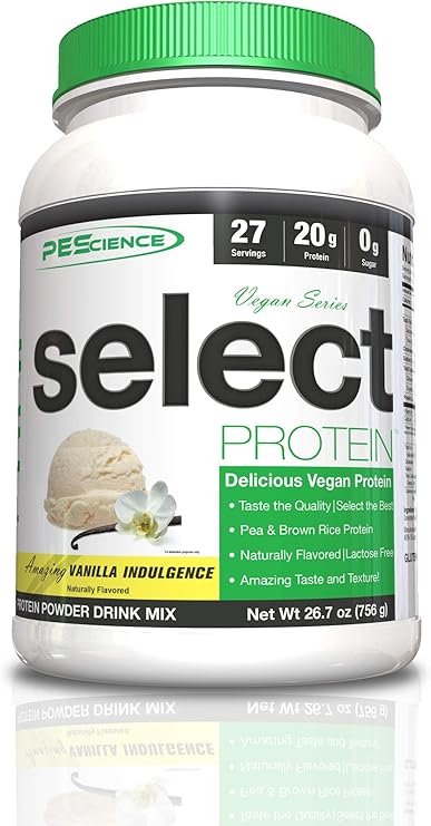 Amazon.com: PEScience Select Vegan Plant Based Protein Powder, Vanilla ...