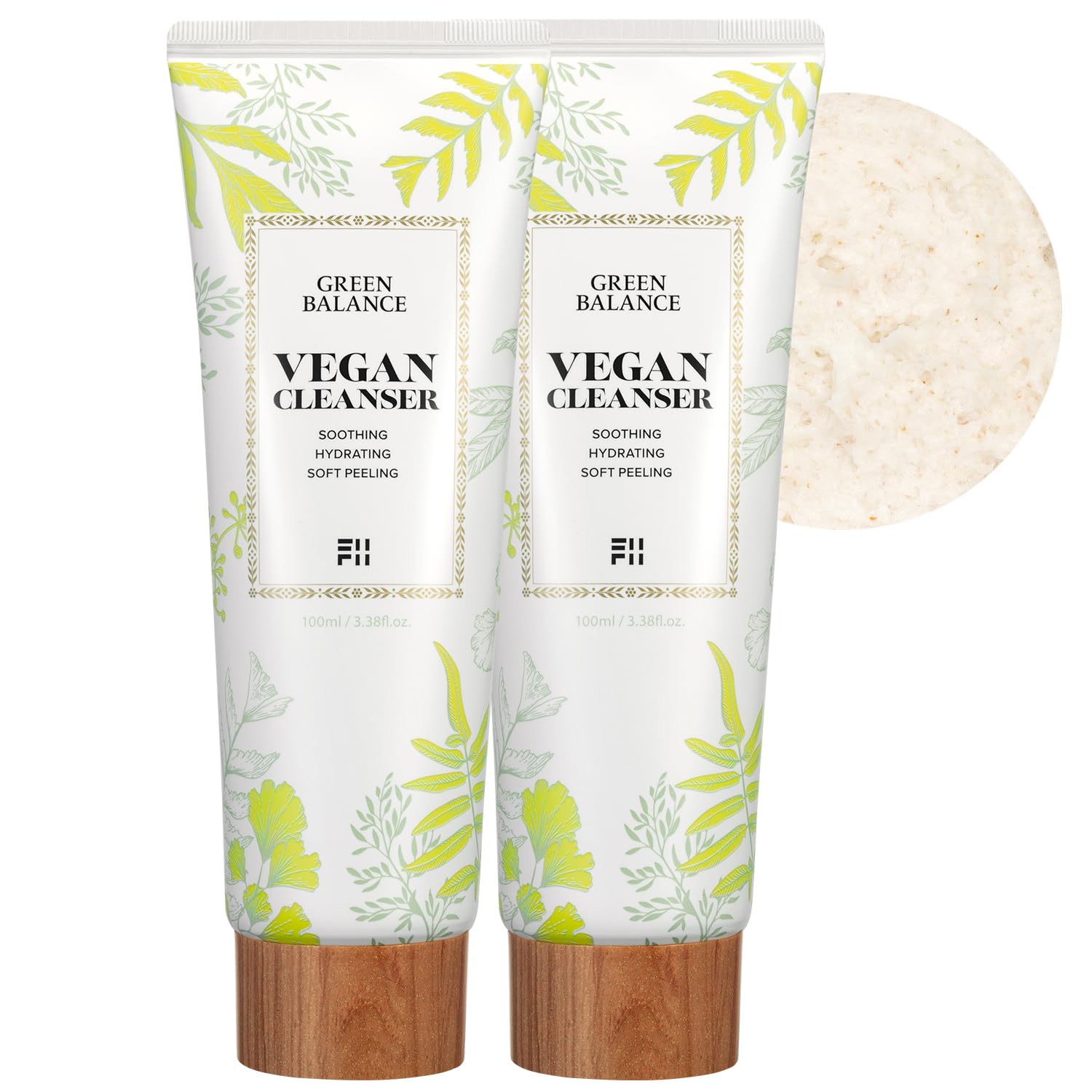 Amazon.com: Forest Heal Green Balance Vegan Cleanser - Exfoliating Face ...