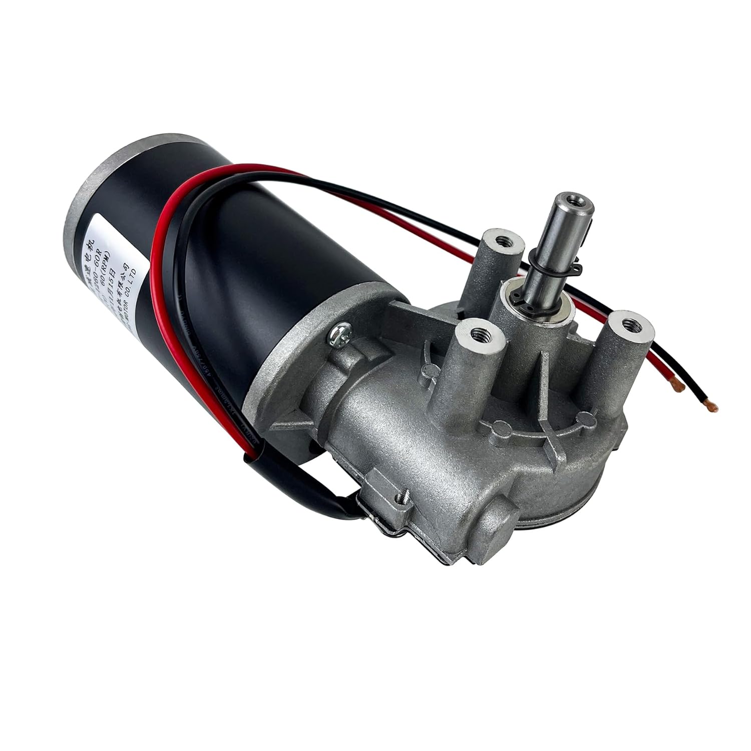 DC12V 60W 60RPM 8N.M Reversible Worm Gear Motor High Torque Speed ...