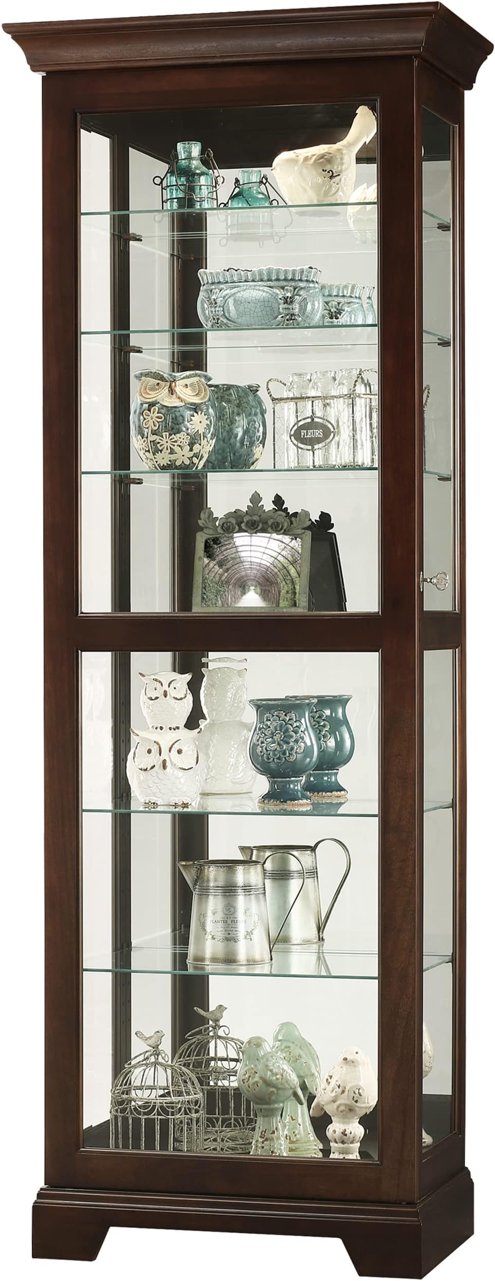 Amazon.com: Howard Miller Heeger II Curio Cabinet, Espresso : Tools ...