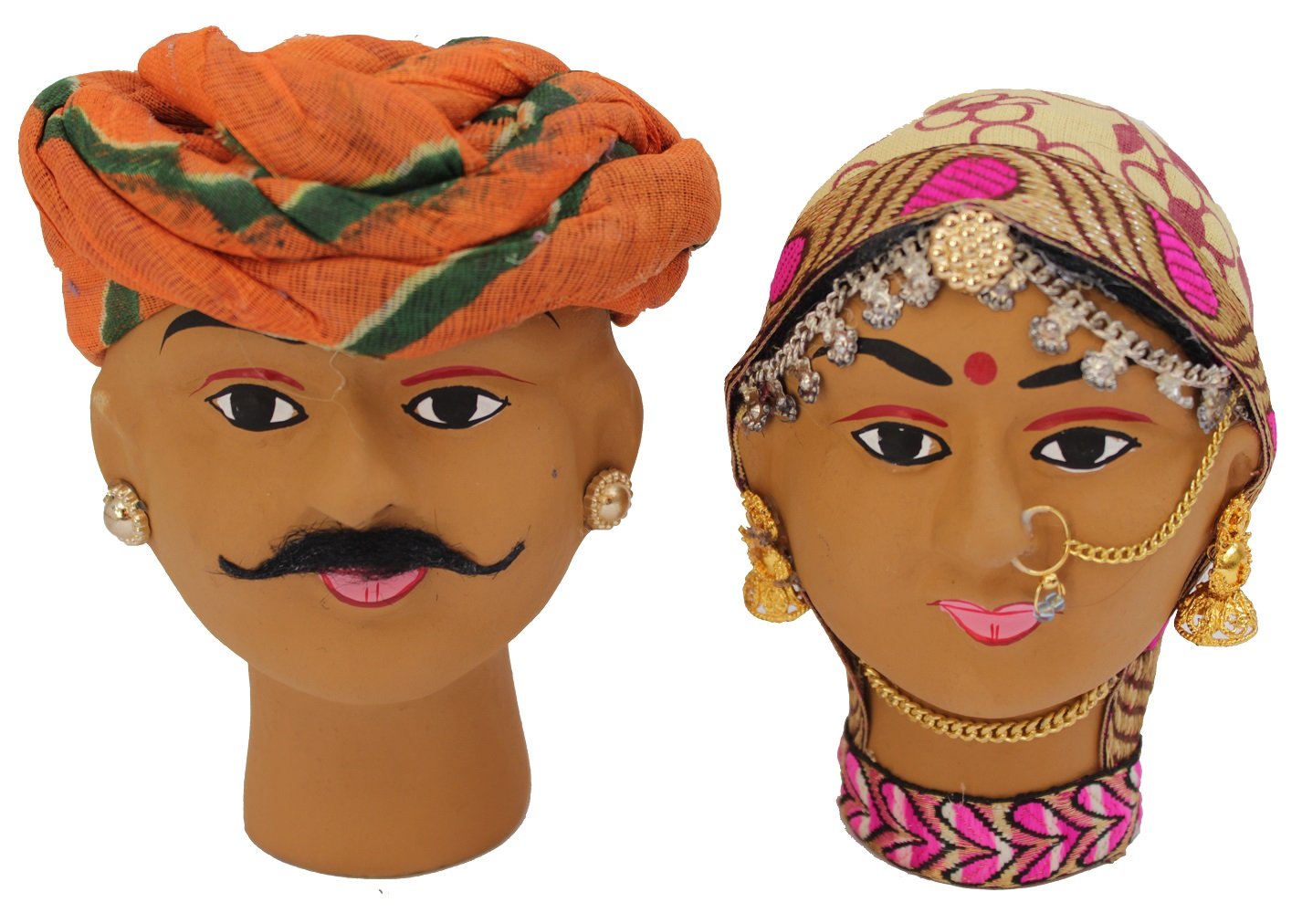 Buy Anticia Handicrafts White Box Handmade Rajasthani Marwari Face ...