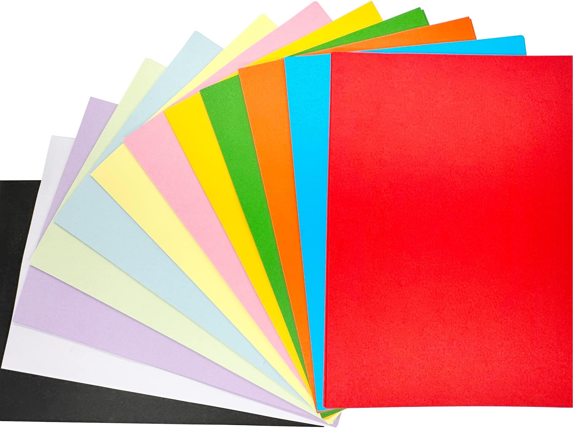 Coloured Paper A4 110 GSM Handmade Origami Paper- Rainbow Coloured ...