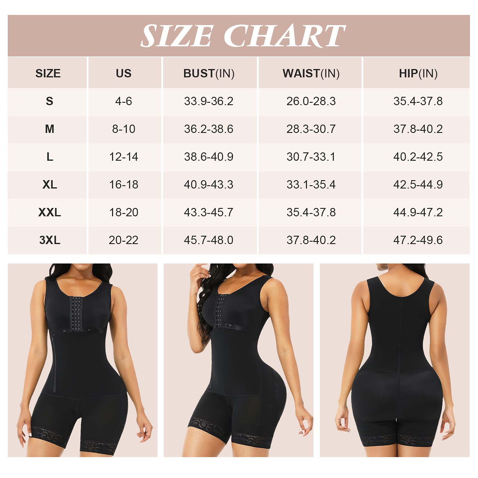 FeelinGirl Fajas Post Surgery Compression - BBL Colombianas Reductoras ...