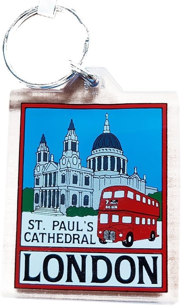 Saint Paul's England, Key Ring, Keyring, Souvenir Route Master Red ...