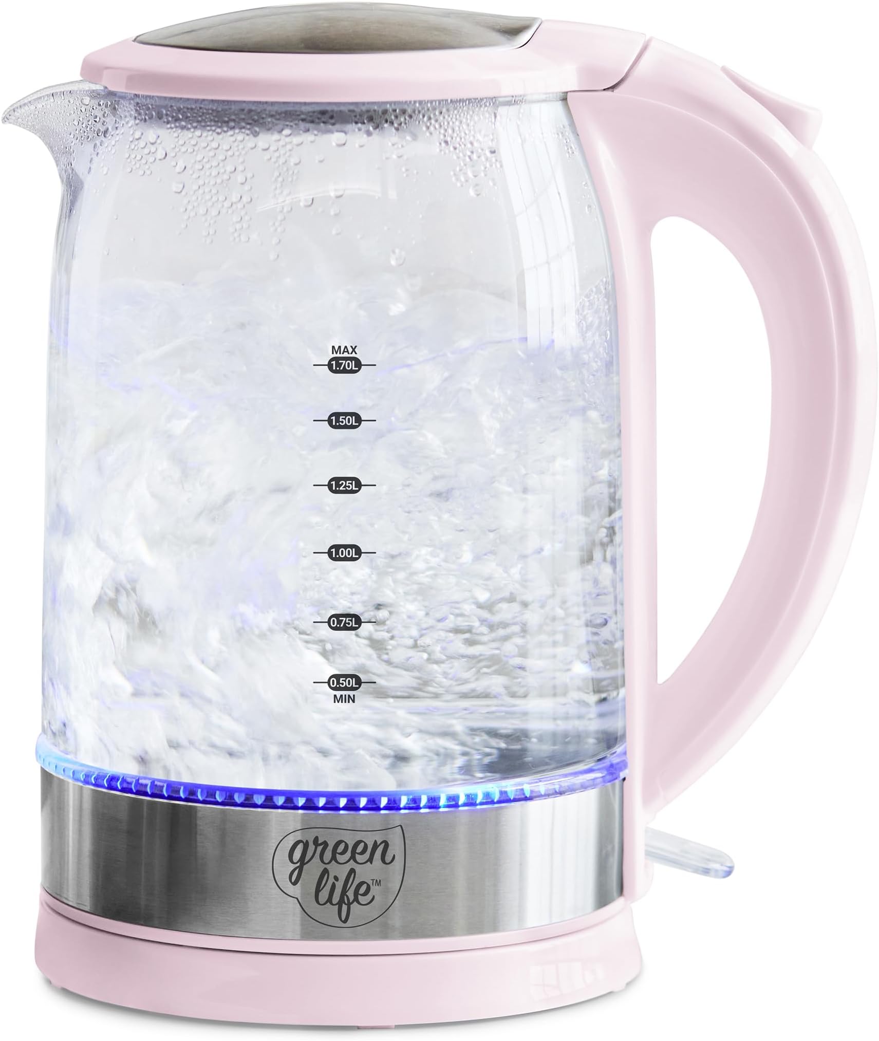 Amazon.com: Pinky Up Noelle 1.5 L Pink Electric Ceramic Kettle with ...