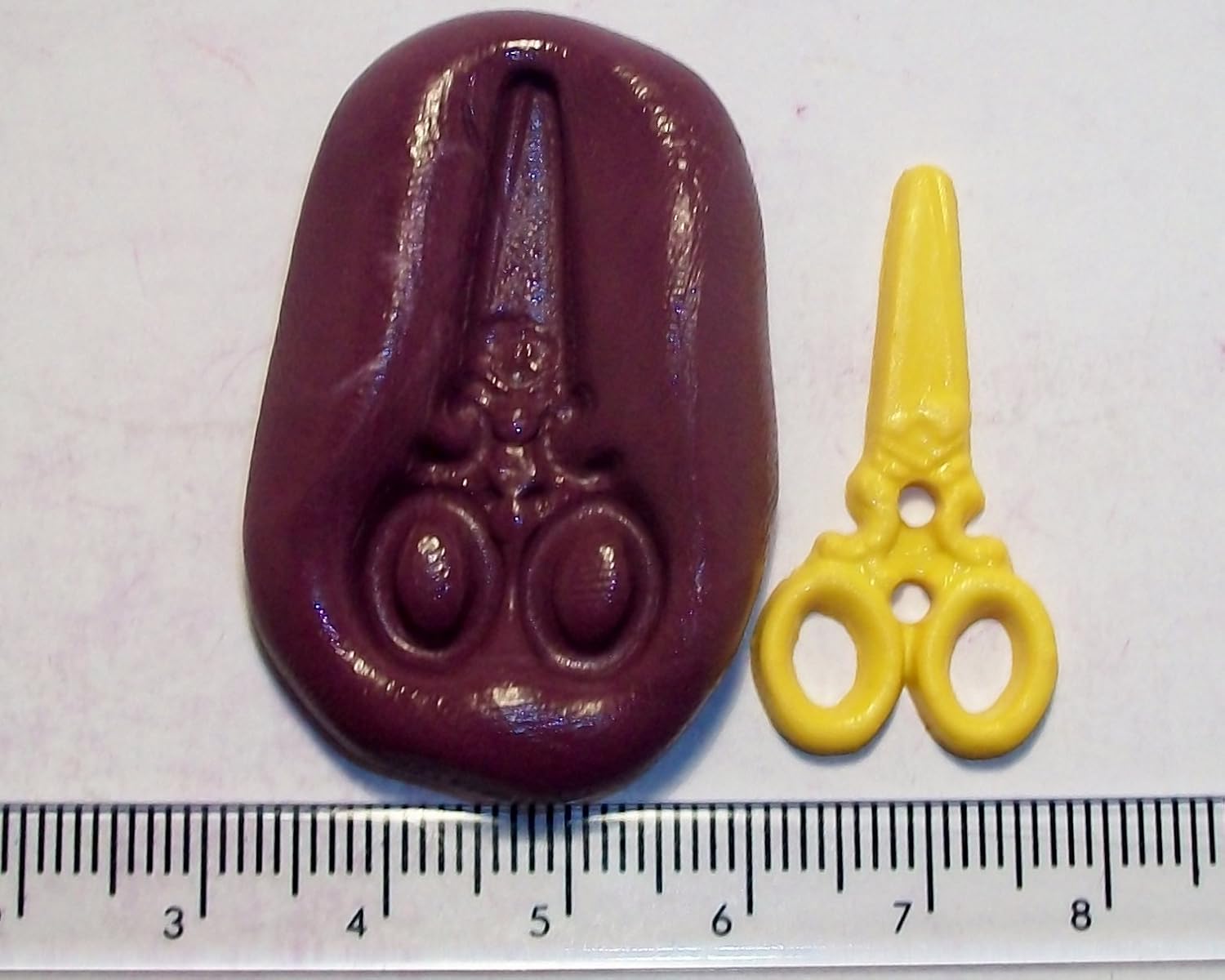Silicone Mould Scissors Icing Cake & Cupcake Topper : Amazon.co.uk ...