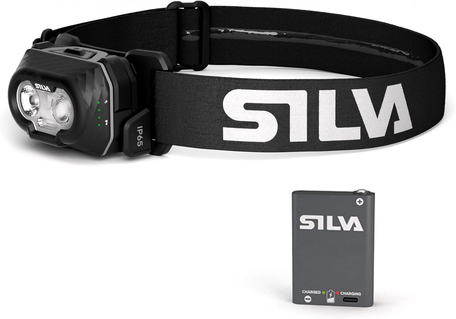 Silva Head Torch Battery Powered - Rechargeable USB-C - Discover Hybrid ...