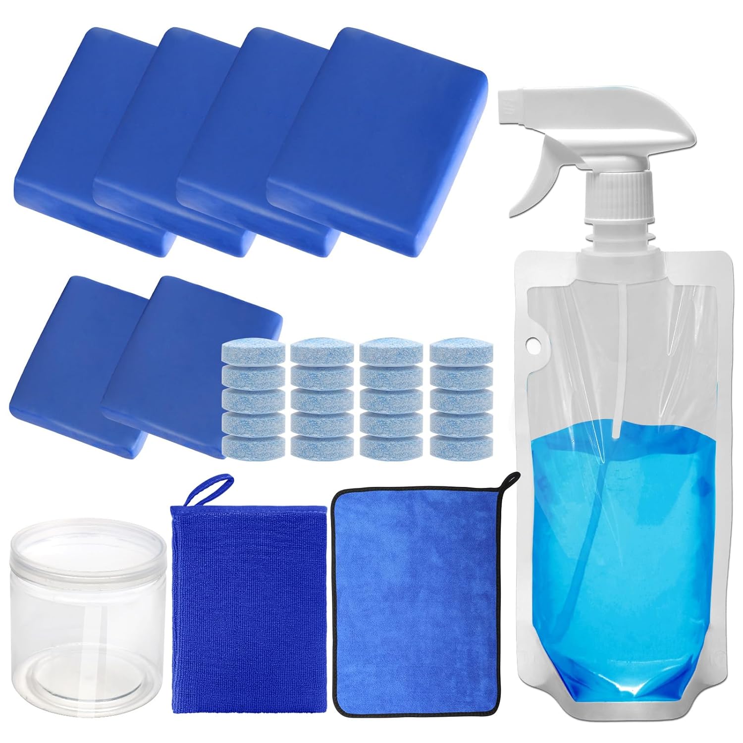 Amazon.com: Anglekai 400g+100g Car Clay Bar Set, 6P Magic Clay Bars ...