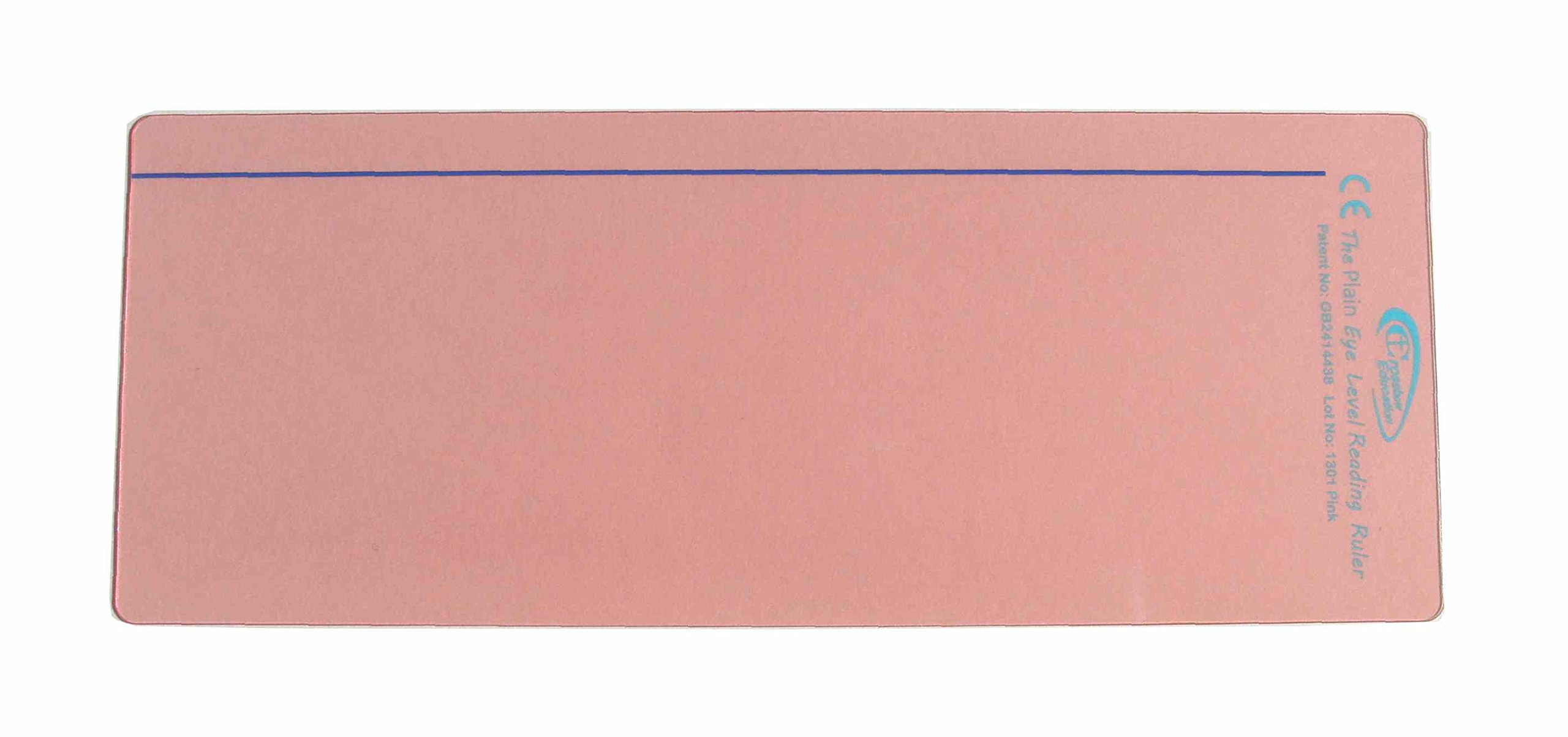 Buy The Original Plain Window Reading Ruler Overlays - Pink (Pack of 10 ...