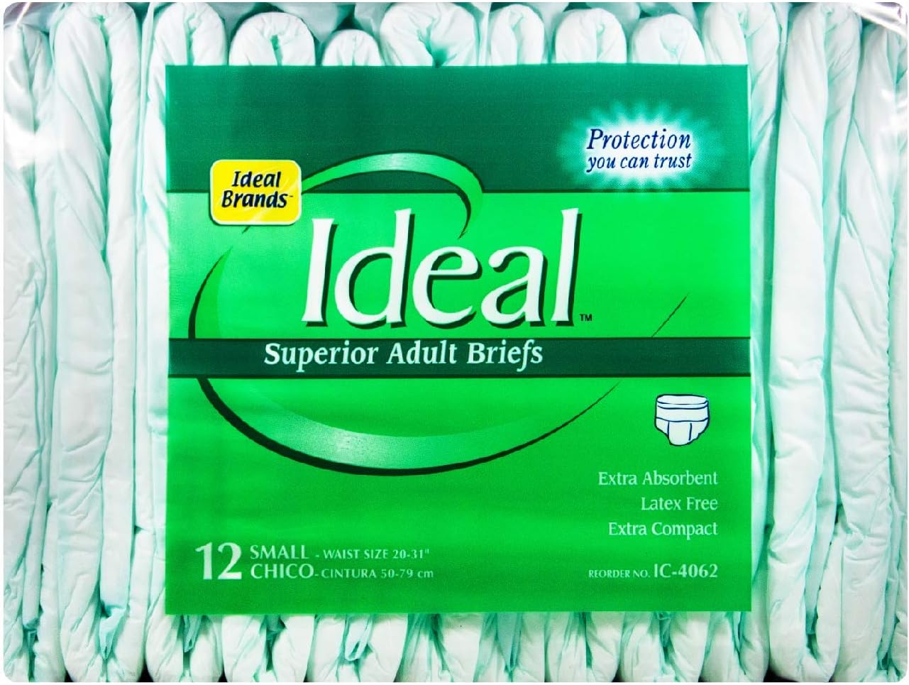 Amazon.com: Ideal - Superior Adult Disposable Brief (Small, Unisex, 96 ...