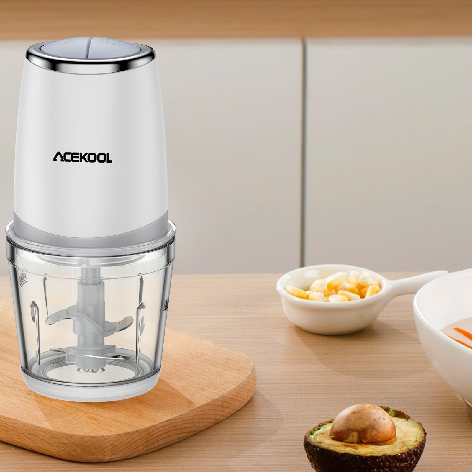 Snapklik.com : Plastic + Glass + Stainless Steel Bm-205 300W Mini ...