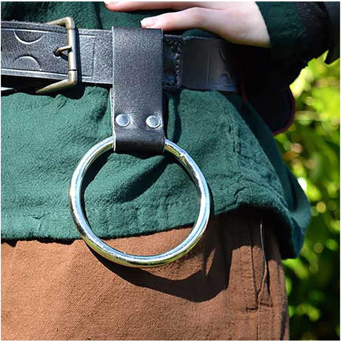 Amazon.com: Medieval War Axe Hammer Ring Frog Mace Weapon Belt Hanger ...