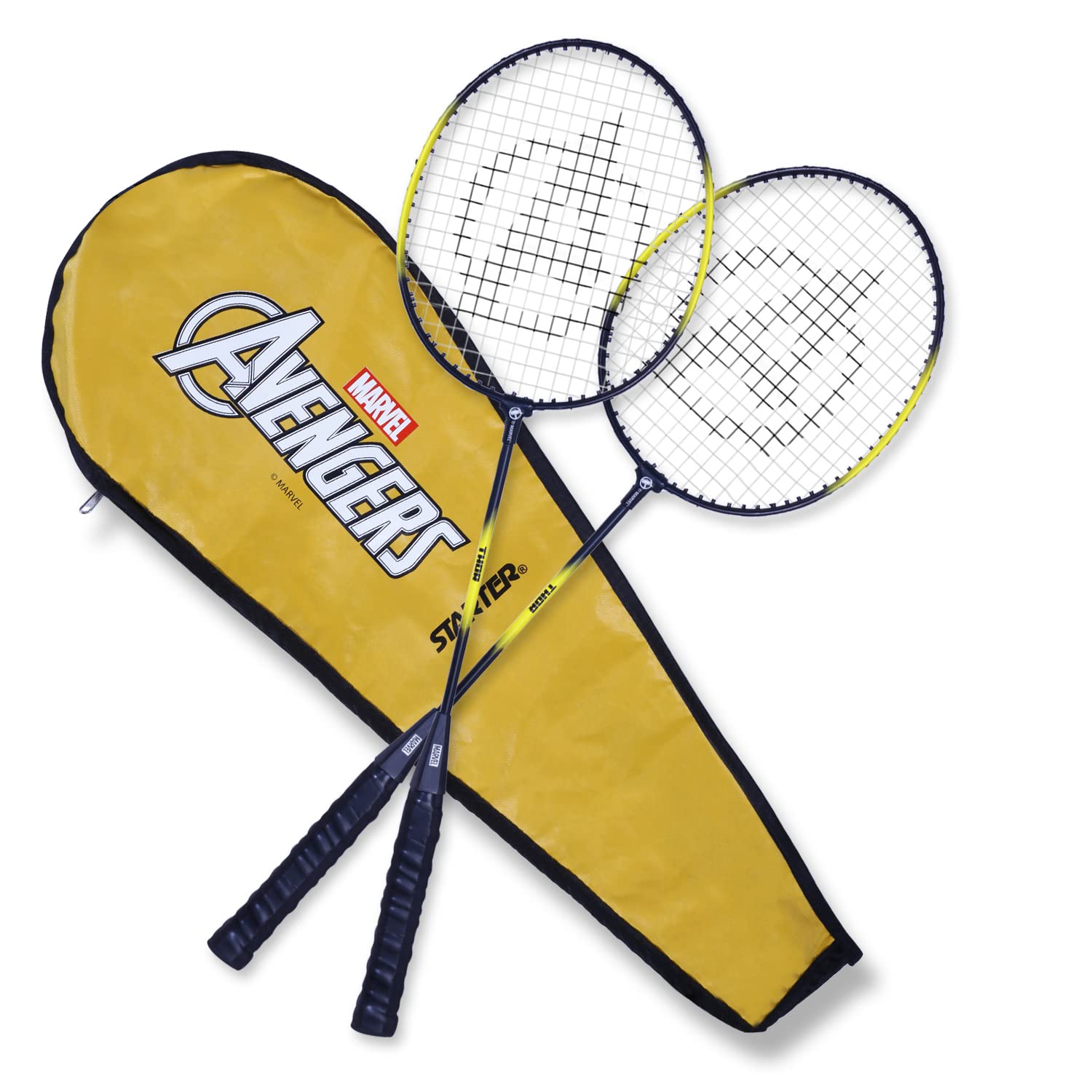 Thor Badminton Racket Set of 2 by STARTER - Ideal for Regular Practice ...