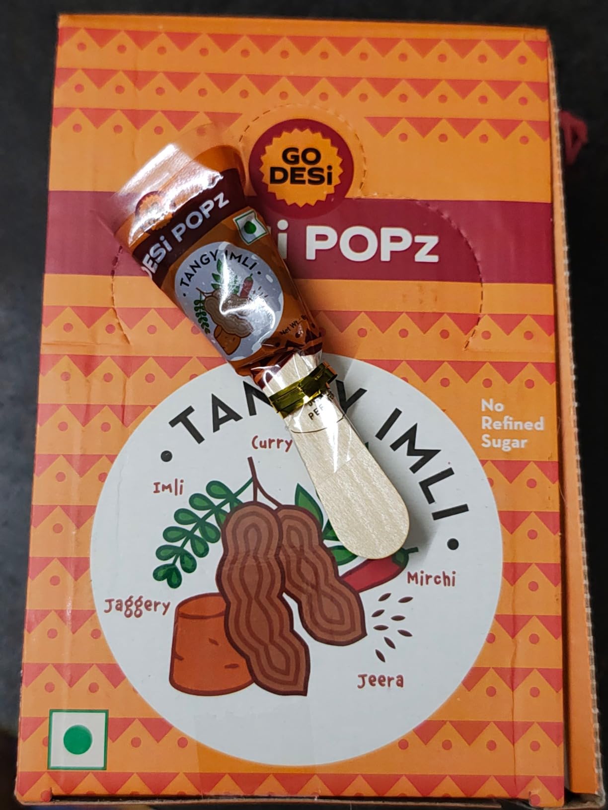 GO DESi Popz Imli Pop, Tamarind & Jaggery Candy, 50 Pieces, Tangy Imli ...