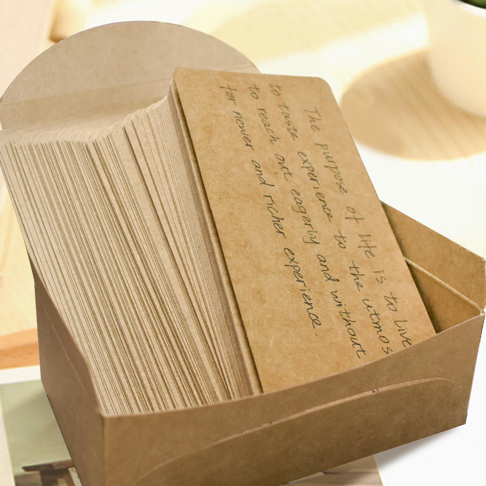 Snapklik.com : VANRA 300PCS Blank Index Cards 3x5 Inches Note Cards ...