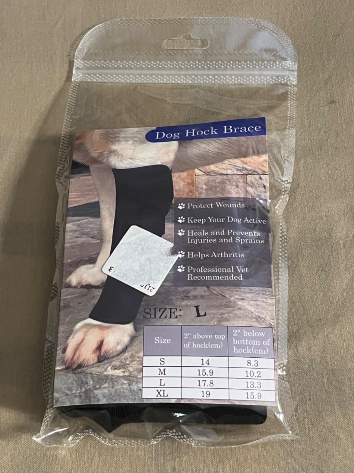 Zerodis Dog Leg Cover, Anti-Lick Pet Knee Protective Case Dog Leg ...