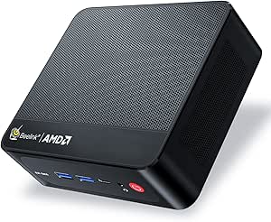 Beelink SER5 Mini PC, Ryzen 5 5500U (6C / 12T, hasta 4.0 GHz), AMD Radeon, 32 GB DDR4 RAM y 500 ...
