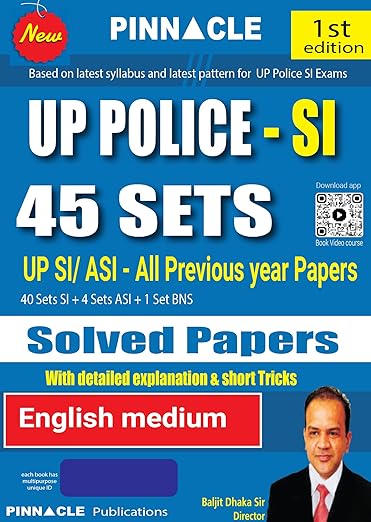 UP Police SI / ASI 2025 | 45 Solved Papers (40 SI + 4 ASI + 1 BNS) | Previous Year Papers with ...