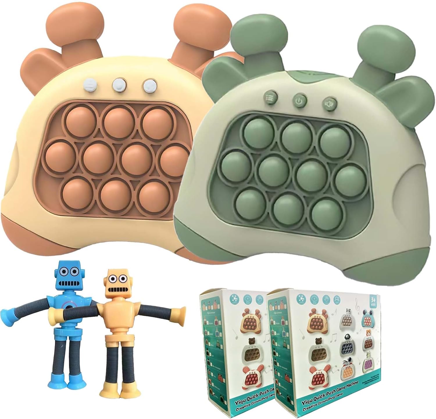 Amazon.com: Fast Push Game-Fidget Toys with Lights,Improve Hand-Eye ...