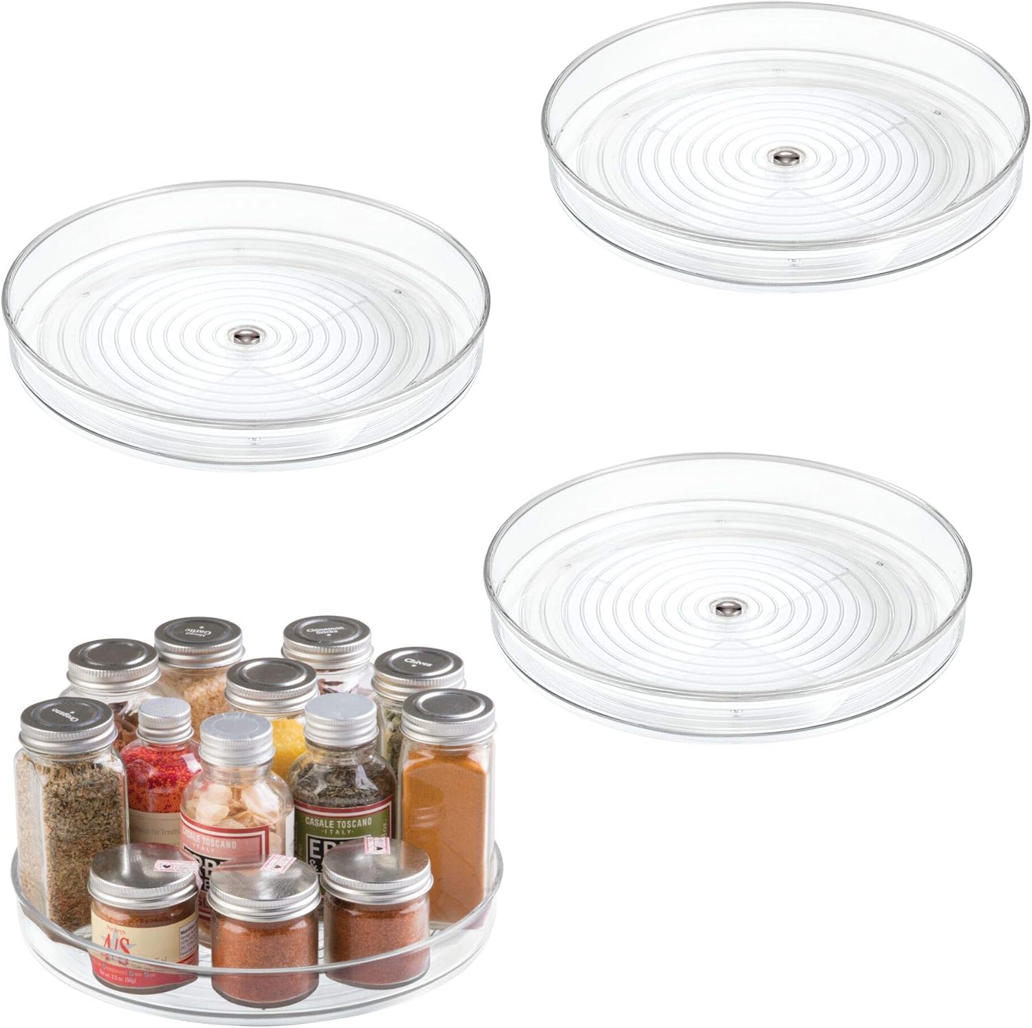 Amazon.com - iDesign Linus Turntable, Kitchen Pantry or Countertop ...