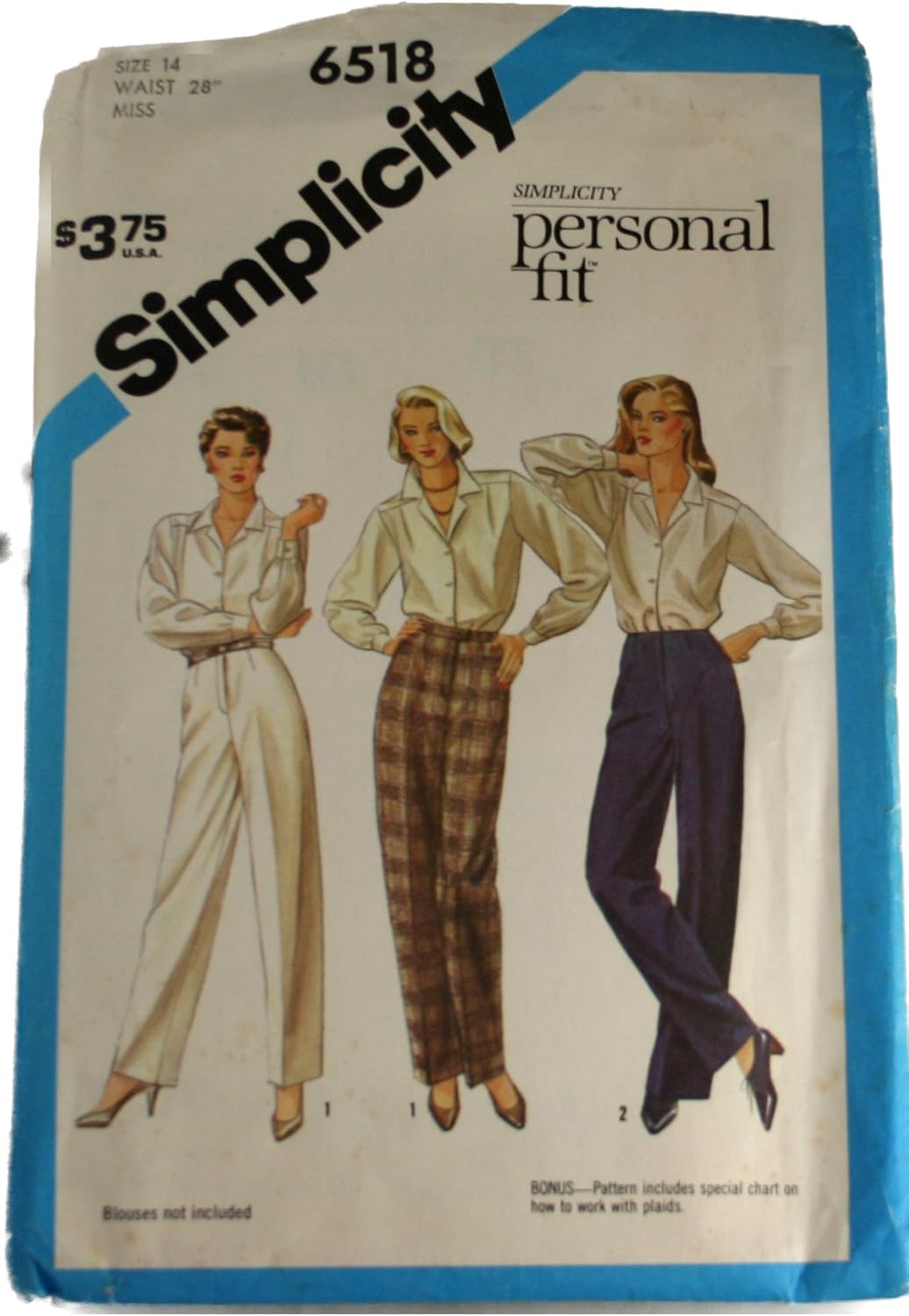Amazon.com: Simplicity 6518 Sewing Pattern Personal Fit Misses ...