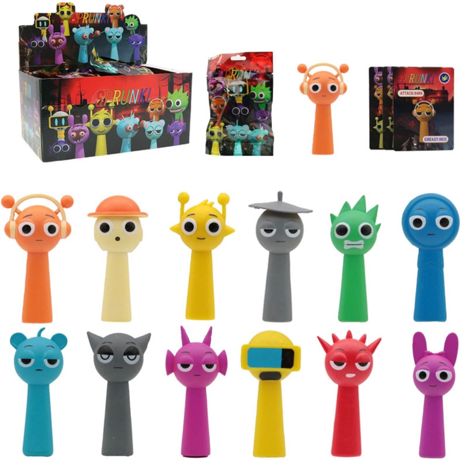 Sprunki Action Figures Mystery Box, Sprunki Mystery Box,Sprunki Action ...