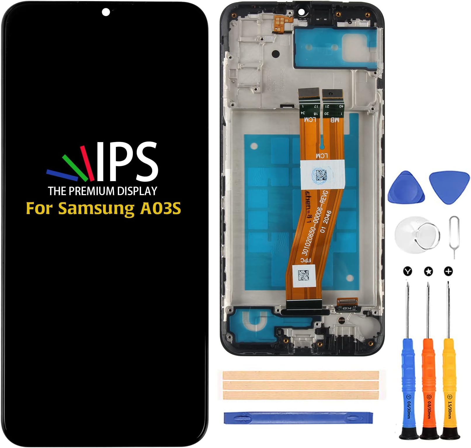 Amazon.com: A-MIND for Samsung Galaxy A03s A037 LCD Display A037A A037W ...