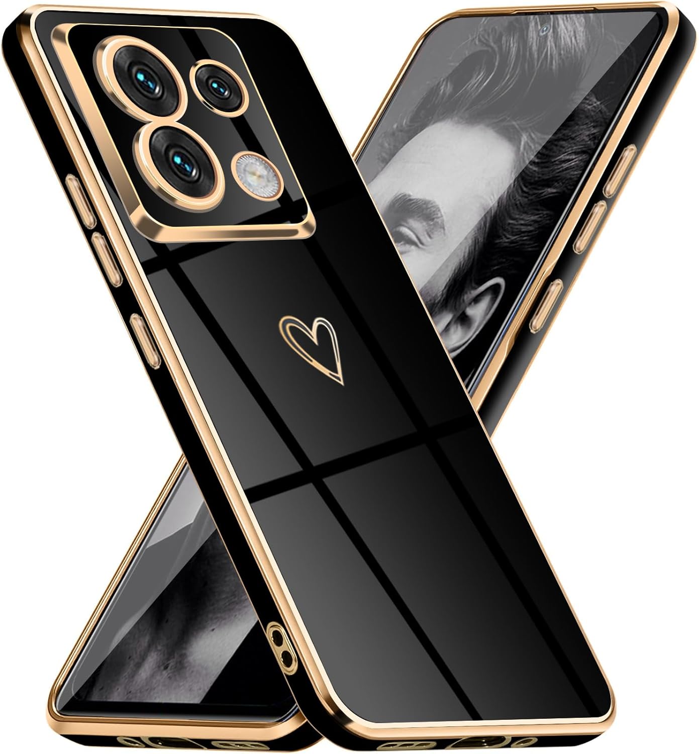 Mkej Cover per Xiaomi Redmi Note 13 Pro 5G, Custodia con Protezione ...