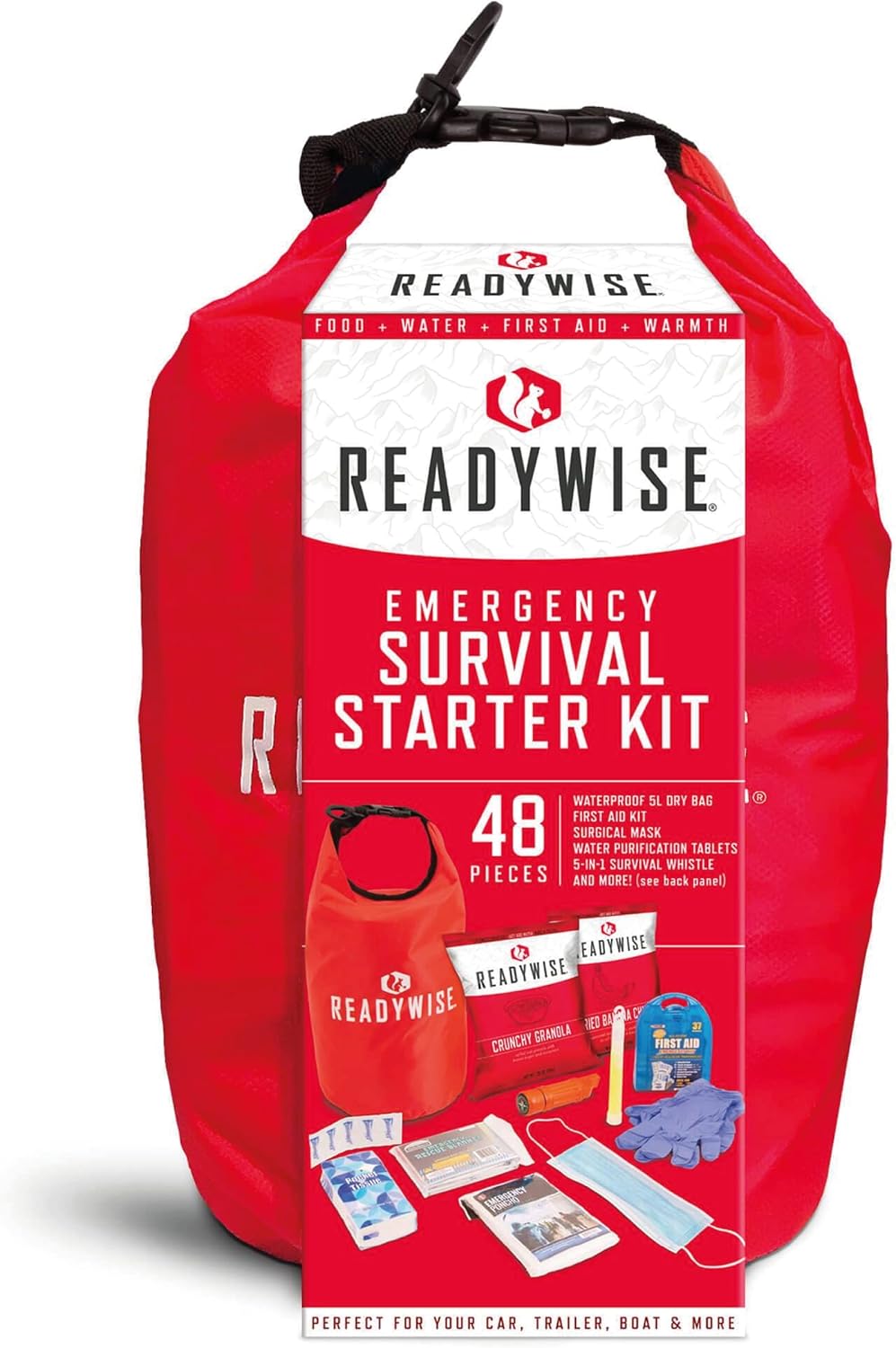 Amazon.com: ReadyWise Emergency Survival Starter Kit, First Aid and ...